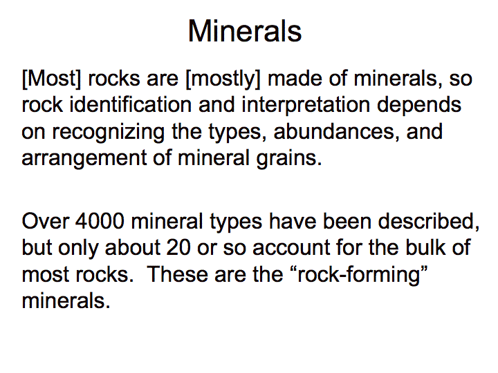 Rocks And Minerals Powerpoint