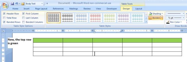 Tested Features Of Microsoft Word 2003